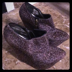 Wild Pair | Shoes | Leopard Wedges | Poshmark